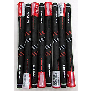 8 Golf Pride CP2 Pro Standard Black & Red Grips - 18080
