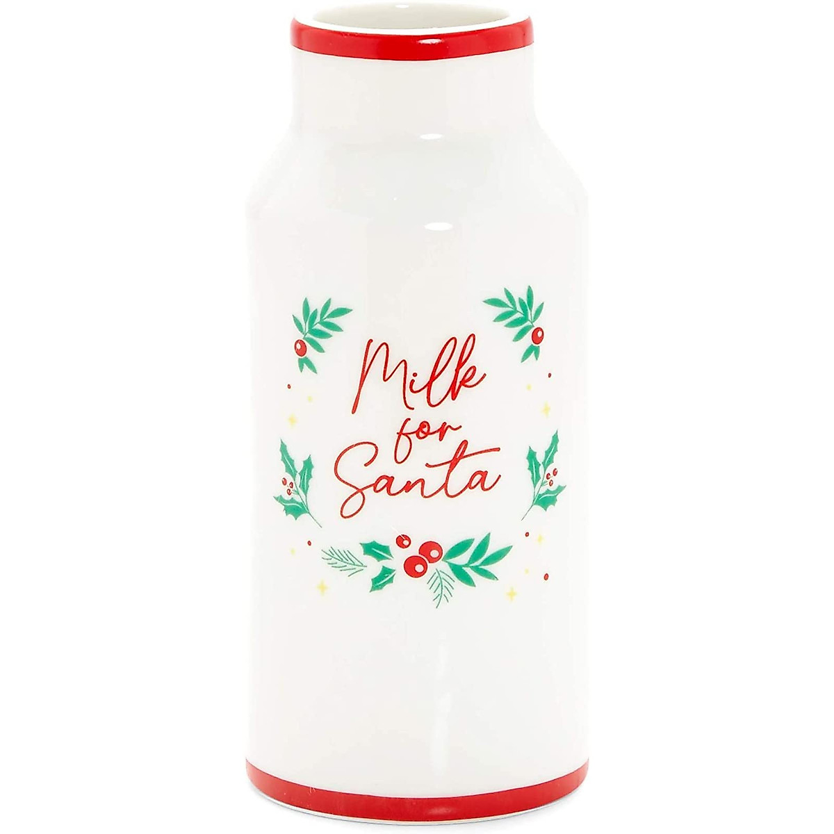 Juvale Cookies for Santa Plate Set with Milk Jar, Reindeer Treat Bowl, Chalk (4 Pieces)