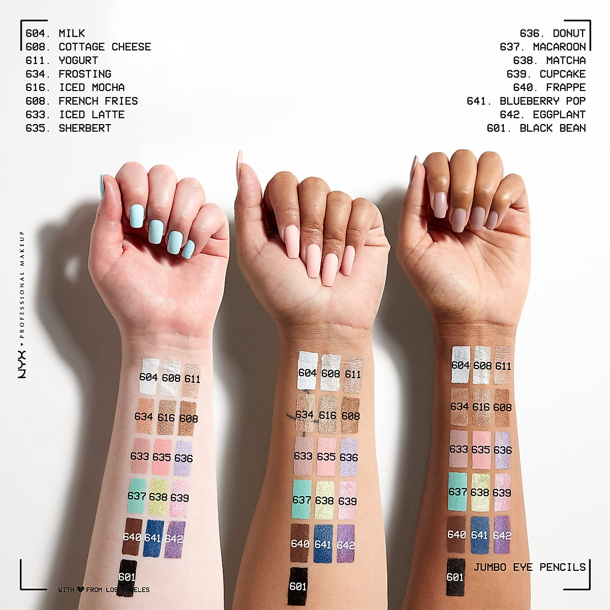 NYX PROFESSIONAL MAKEUP Jumbo Eye Pencil, Blendable Eyeshadow Stick & Eyeliner Pencil - French Fries