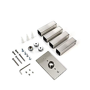 WarmlyYours Warmly Yours Sydney 10-Bar Electric Heated Bath Towel Warmer Rack, Brushed, Wall mountable, Hardwired, Grey