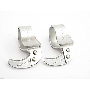 2-pk Handy Twine Knife Ring Size 13 Curved Blade Utility Finger Razor String Box Thread Cutter