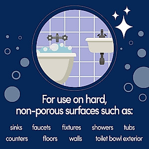 Lemi Shine Bathroom Disinfecting Spray | Antibacterial Bathroom Cleaner for Tub, Shower, Sink, and Tile Cleaning | Kills Over 99.9% of Bacteria & Viruses | Powered By Citric Acid, 28 oz. (3 Pack)