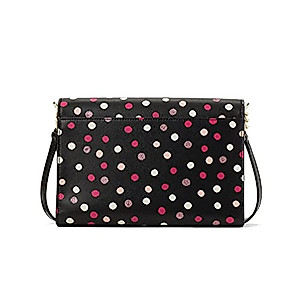 Kate Spade New York Carson Convertible Crossbody, Black Dot Multi