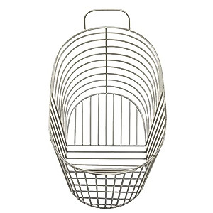 CosmoLiving by Cosmopolitan Contemporary Metal Round Storage Basket, Set of 2 14", 12"H, Silver