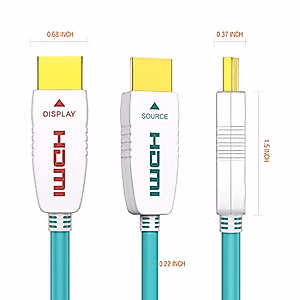 RUIPRO 8K Fiber Optic HDMI Cable 10 Feet 48Gbps 8K60Hz 4K120Hz Dynamic HDR eARC HDCP2.2/2.3 for RTX4080/4090/3080/3090, Xbox S/X, PS5/4, AVR, Projector, LG/Samsung/Sony TV