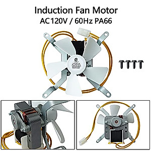dibay Auger Motor, Induction Fan Kit, Fire Burn Pot and Hot Rod Ignitor for Traeger and Pit Boss Wood Pellet Grill Parts Replacement