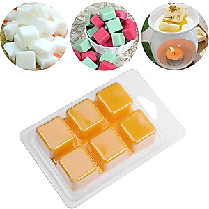 Wax Melt Molds 100 Pack Wax Molds Clear Plastic Wax Melt Clamshells