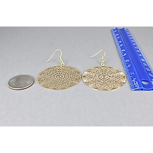 BURIUS Brass Earrings for Women Earrings - Jewelry Earrings for Women Trendy Hanging Brass Earrings