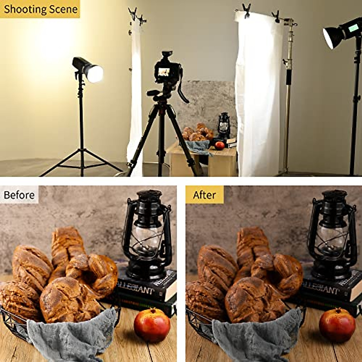 Meking Light Diffuser Diffusion Fabric 2 Yard x 67 Inch /2 x 1.7 Meters Nylon Silk White Seamless Light Modifier for Photography Softbox, Light Tent and Light Modifier