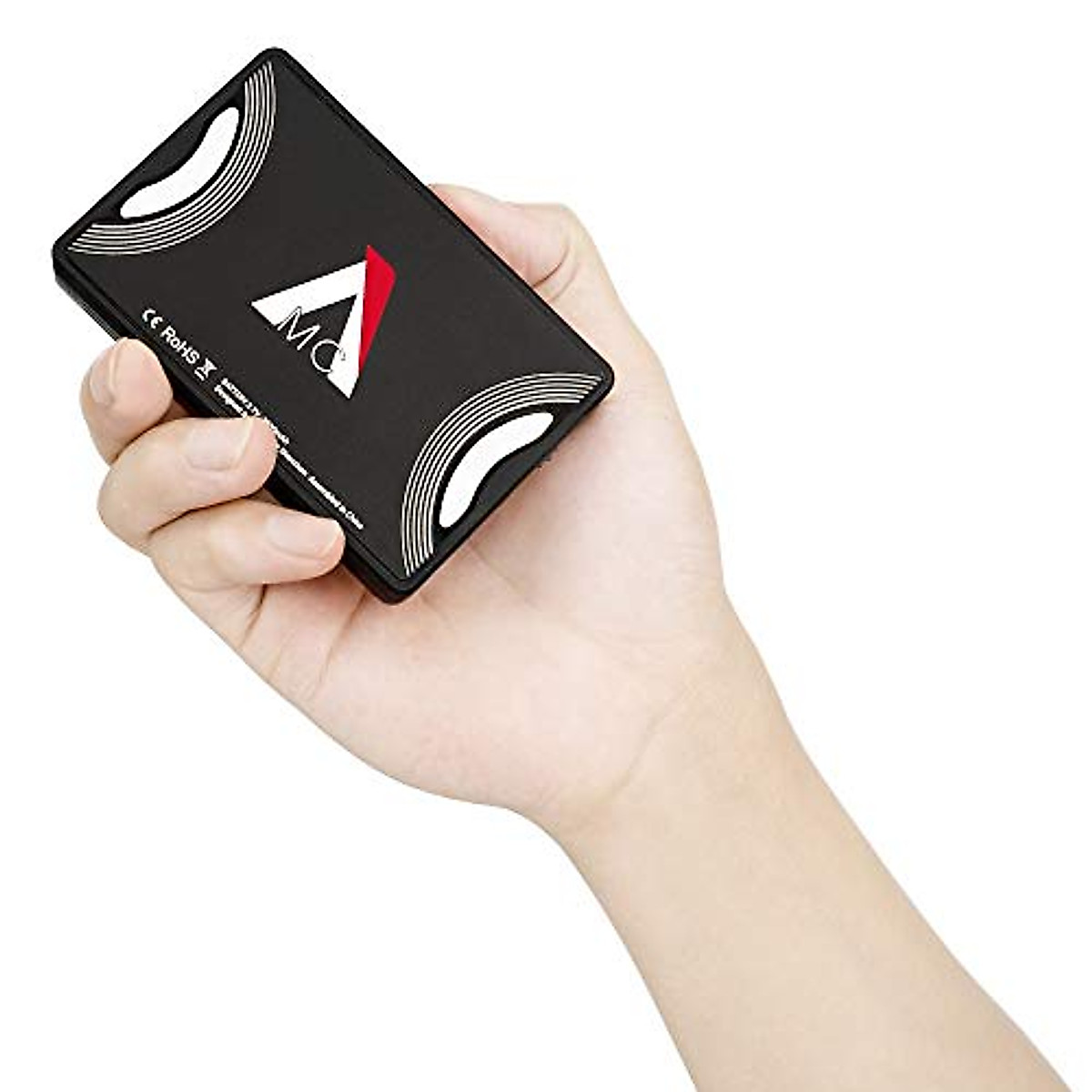 Aputure AL-MC RGBWW Mini, Amaran AL-M9 Upgrade w/RGB On-Camera Video Light, TLCI/CRI 95+, 3200-5600K Adjustable, 0-100% Stepless Dimming, 9 Pre-Programmed Lighting Effect Mode, Wireless App Control
