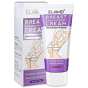 Breast Enhancement Cream, Breast Enhancer Cream - Breast Growth Cream to Lift, Firm, Tighten Breast for Breast Growth & Breast Enlargement Lotion Cream, Fits for Sensitive and All Skin Type - 60g