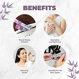 GO Essentials Travel Lotion Packets – Single Use Body and Hand Lotion for Hydrated Skin and Travel Size Toiletries. Airline Friendly – Portable Bulk Travel Size Lotion Packets. Womens Gift Set, Homeless Supplies Bulk Lotion, AirBnB Essentials