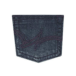 Wrangler Girls' Big Stretch Boot Cut Jean, Mid Blue, 14