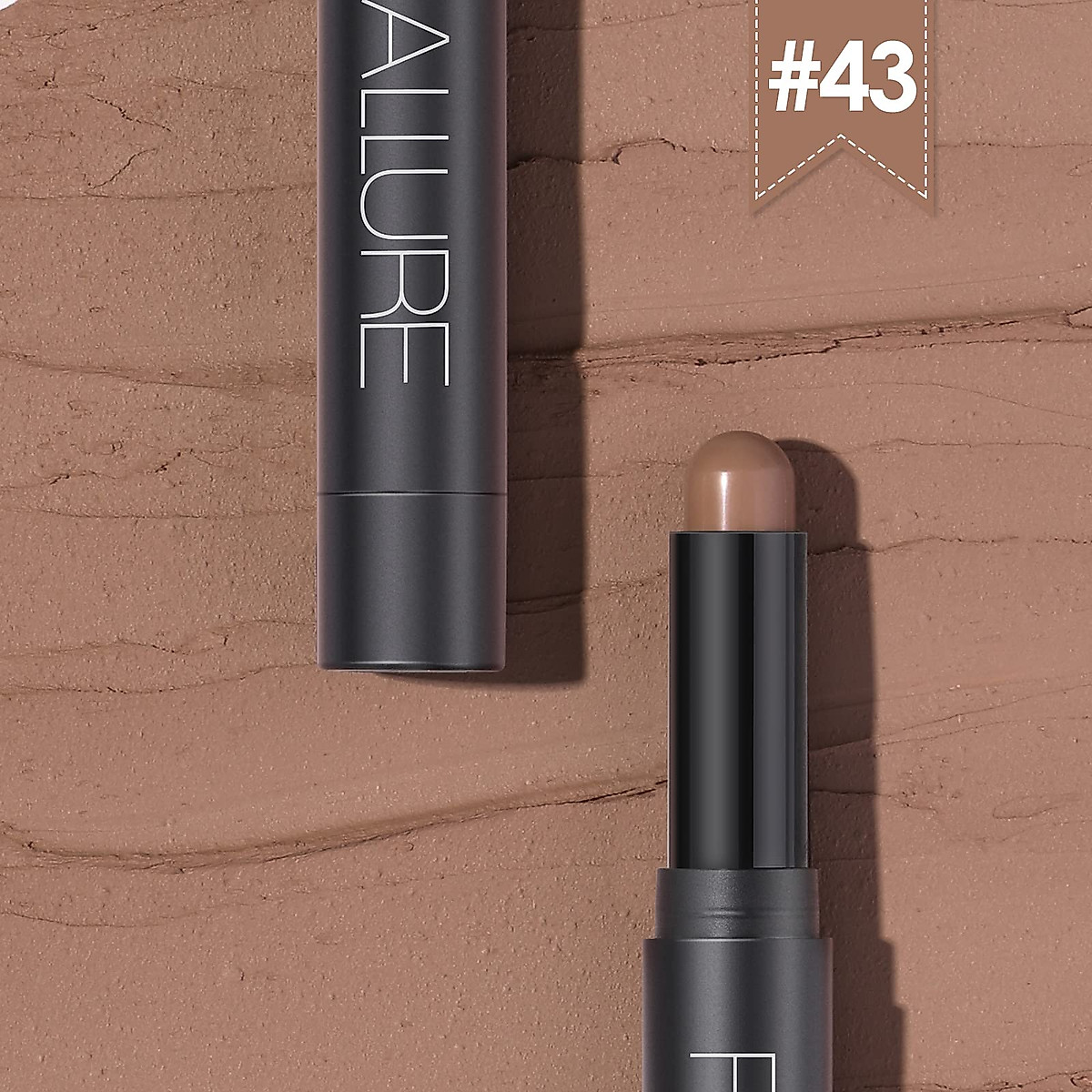 FOCALLURE Shimmer and Matte Cream Eyeshadow Stick,Smooth Brilliant Eye Brightener Pencil for Women,Long Lasting Waterproof Eye Shadow and Liners Makeup,SATURN