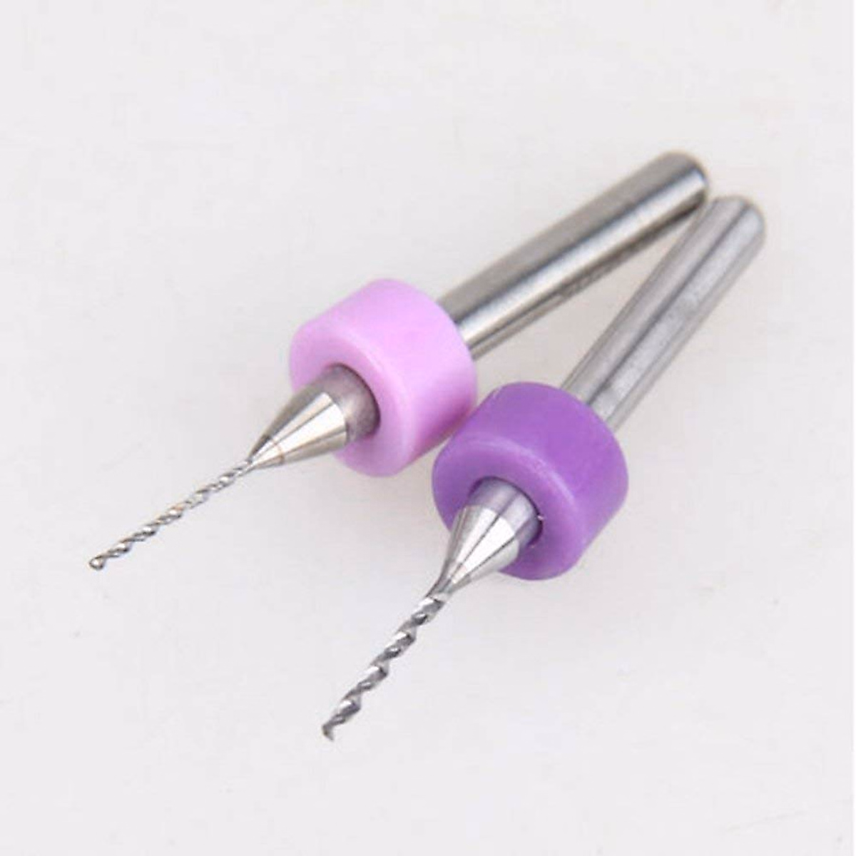 SHINA 10x 0.3mm to 1.2mm Carbide PCB Dremel Jewelry CNC Engraving Drill Bits Set, 10Pcs PCB Print Circuit Board Carbide Micro Drill Bits 0.3mm to 1.2 mm