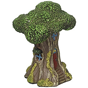 Touch of Nature 55614 Fairy Garden Led Tree House, 6"