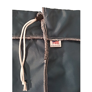Owen Sewn Heavy Duty 40inx50in Nylon Laundry Bag with Strap - Navy Blue