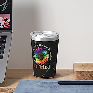 Gay Pride Stuff LGBTQ Accessories Gifts For Women Men 12oz Insulated Stainless Steel Tumbler Coffee Tumbler with Lid and Straw Double Wall Vacuum Travel Mug Tumbler Cup-E