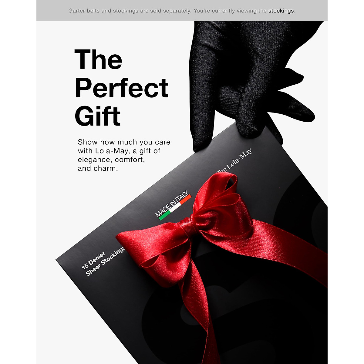 sofsy Premium Italian-Made Sheer Thigh Highs for Garter Belt | Women's 15 Denier Silky-Touch Lingerie Stockings | Ice White - Large