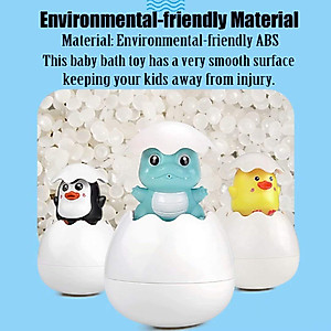Baby Bath Toys Water Bathtub Pool Toys Fun Egg Hatching Easter Gifts for Toddlers (Yellow Duck)