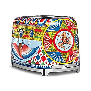 Dolce and Gabbana x Smeg TSF02DGUS 4 Slice Toaster,"Sicily Is My Love," Collection