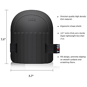 TOUA KNEE PAD CUSHION BLACK