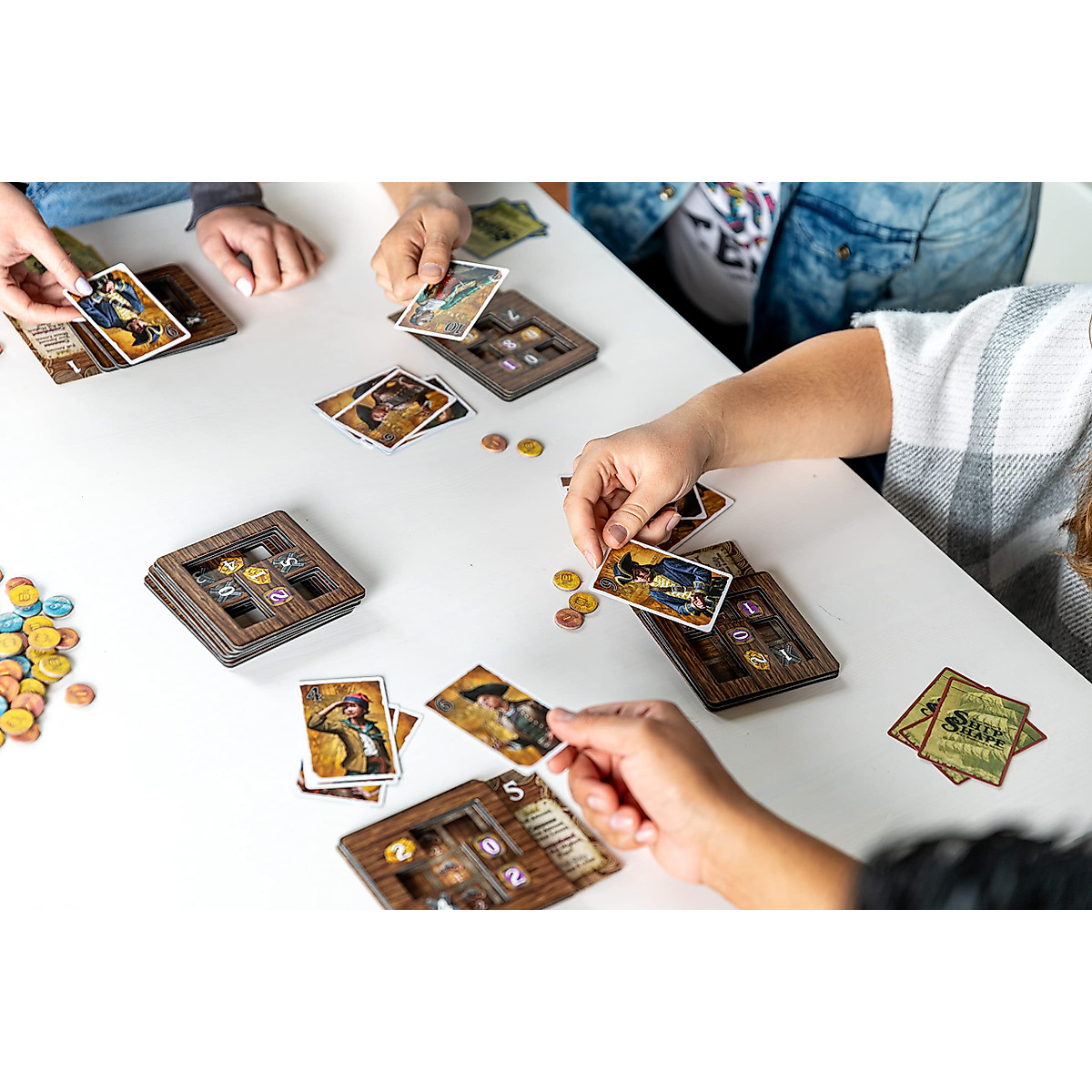 Strategy Board Games Bidding Game Calliope ShipShape Mixed Colors From the Makers of Tsuro and Roll For It Gift for Adults Family Kids