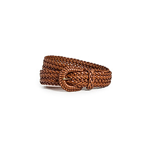 Madewell Women's Woven Belt, Desert Camel, Tan, M-L