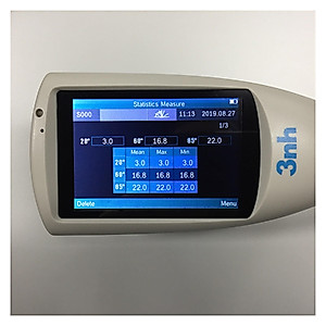 Tint Meter, Three Angle Gloss Meter for Paint Glossmeter NHG268 Precise with Touch Screen,Color Sensor