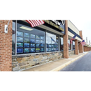 E-Hangsam A4 Double Side Real Estate Window Display- Light Box Sign for Office and Store Advertising Led Sign Holder (4pcs/series)