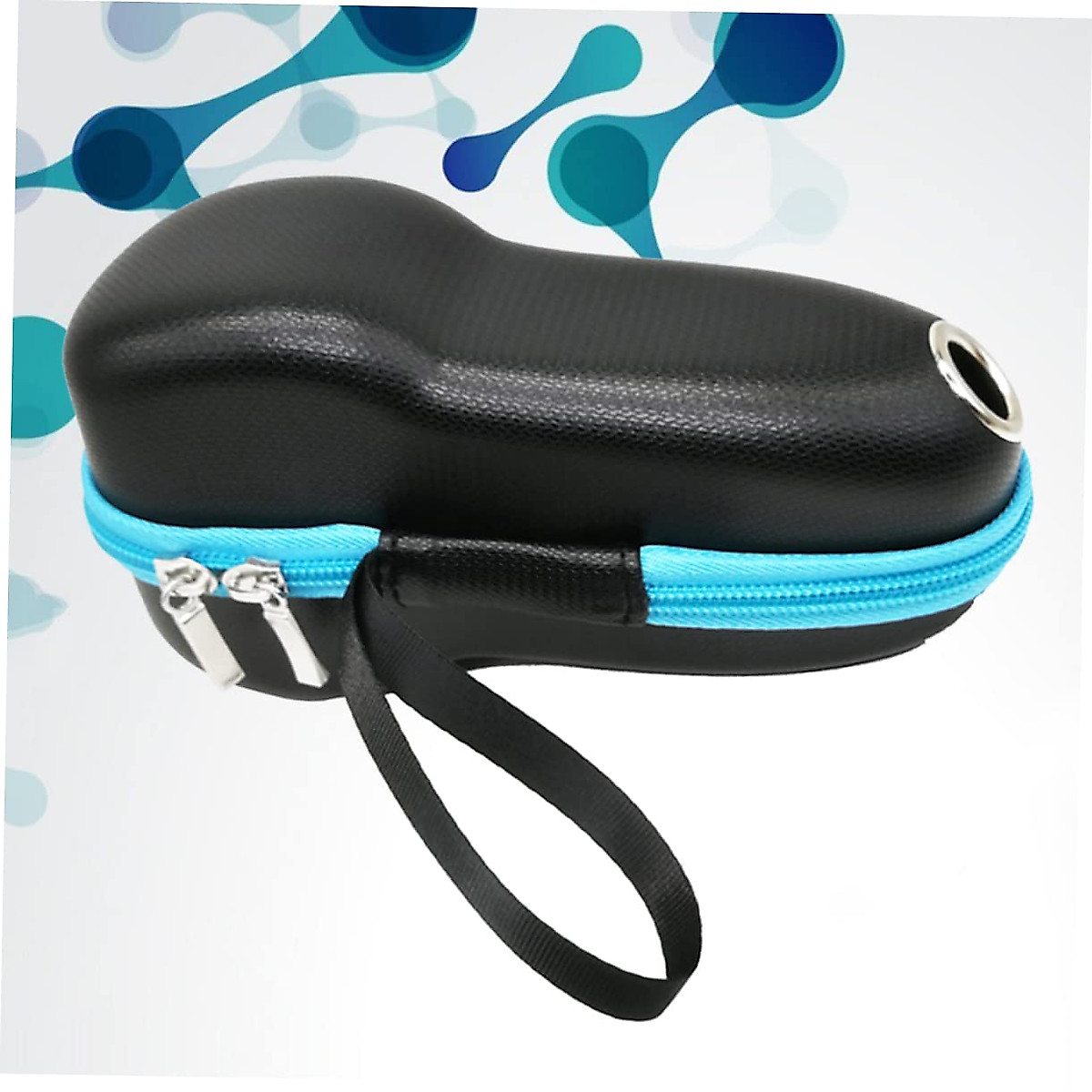 FOMIYES 3pcs Box Razor Storage Box Travel Razor Case Mesh Pouch Blue Sturdy Pu Compact Electric Shaver Organizer Razor Container