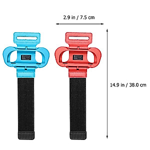 OSALADI 2PCS Wrist Band Adjustable Elastic Strap for Gamepad Wrist washband Elastic Strap for Game Controller Controller Wrist Straps Gaming Supply Wristband Elastic Band abs