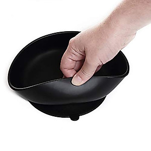 Goobie Baby Silicone Baby Bowl with Suction Base for Feeding Babies 6+ Months and Toddlers, Mess-Free Eating, Unbreakable, Non-Toxic, Stylish, Dishwasher & Microwave Safe, Shower Gift