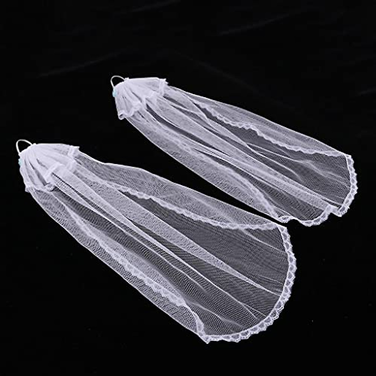 Esquirla White Doll Wedding Veil for Wedding Dress Clothes for 12 Inches