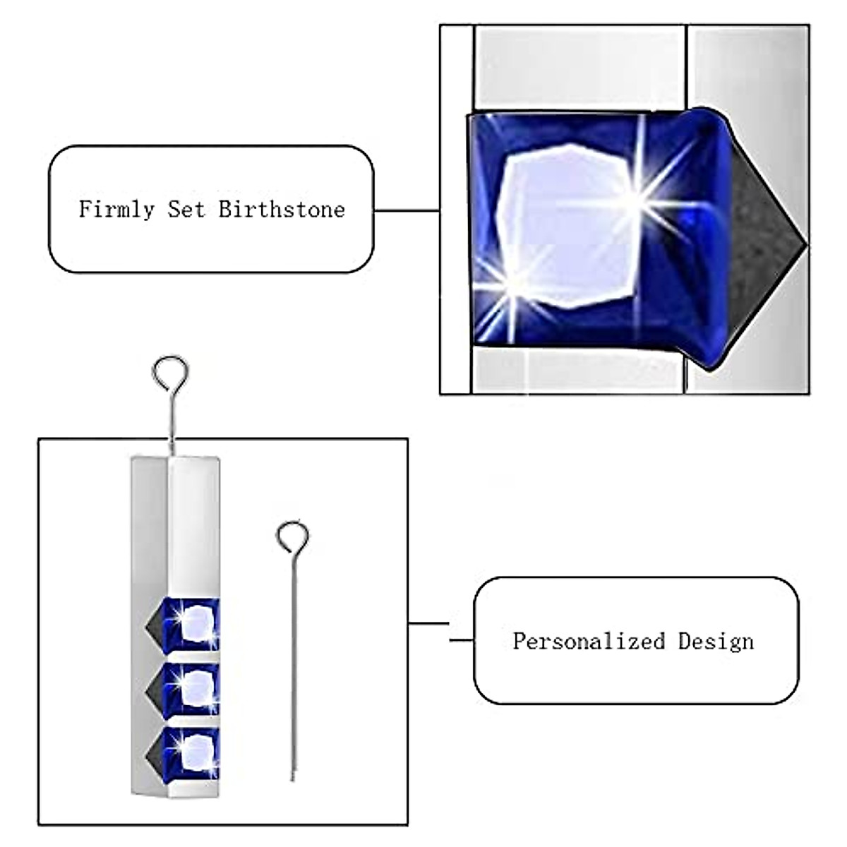 Small Keepsake Urn with Free Necklace, Mini Funeral Urn for Human Ashes, Dandelion Stainless Steel Ashes Holder with Funnel Velvet Bag (Blue)