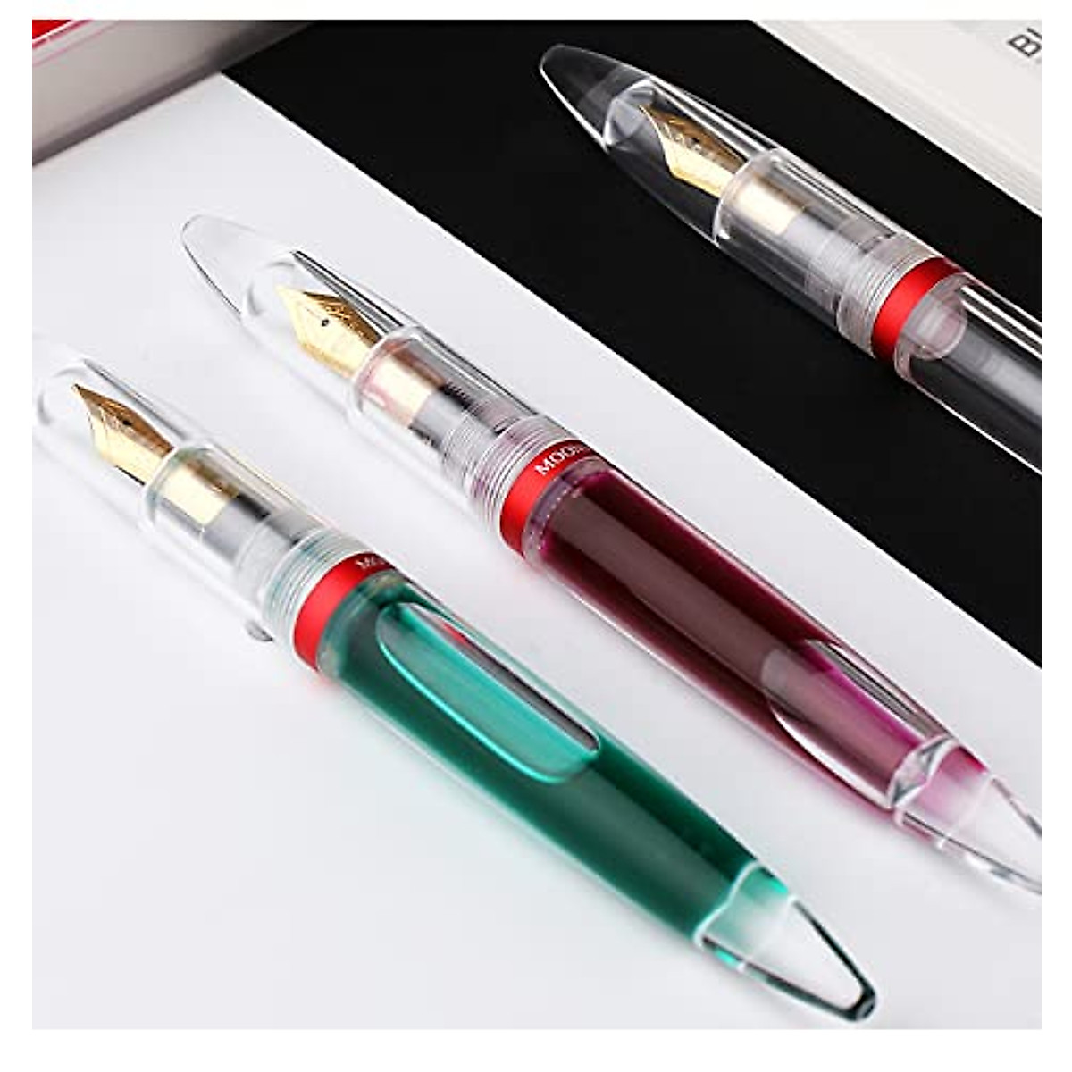 Majohn M2 Eye Dropper Fountain Pen, Large-Capacity Ink Storing, Fine Nib Writing Pen Set for Office/Business/Student/Signature