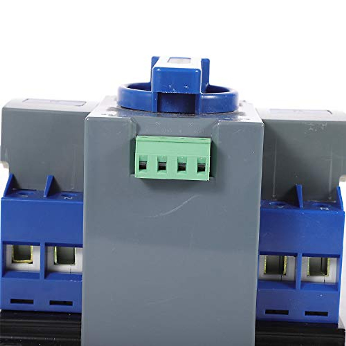 110V Dual Power Automatic Transfer Switch Dual Power Generator Changeover Switch 50HZ/60HZ (2P 63A Blue)