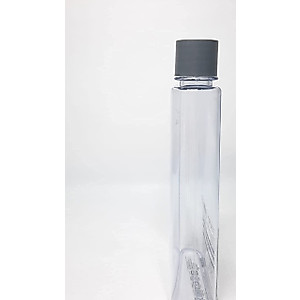 MosBug Clear Reusable Slim Flat Water Bottle 420ML abs Portable - Fits in Pocket &Random Corner.for School,Sports, Travel, Dining Time