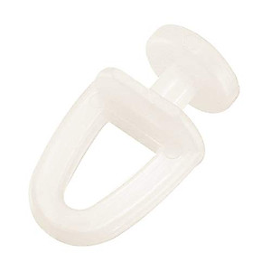 uxcell Curtain Track Plastic Drapery Rail Sliding Glider for Windows Shower Curtain Tracks 11mm Dia 50 Pcs