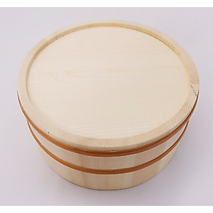 市原木工所 Ichihara Wood Workshop 82905 Washbasin, Hot Tub, Wood, 8.7 x 4.3 inches (22 x 11 cm), Beige