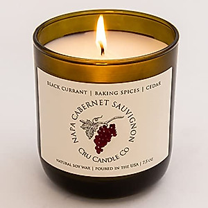 Cru Candle Co Wine-Scented Jar Candles - Perfect Gifts for Candle Lovers and Wine Lovers! (Multiple Scents)