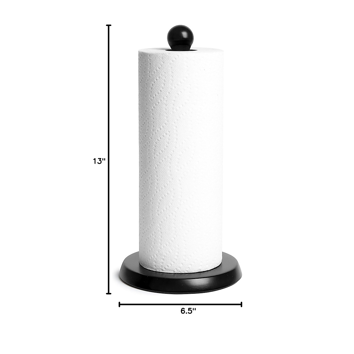 Umbra Dewdrop Paper Towel Holder, Black