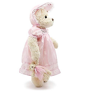 oitscute Teddy Bears Baby Cute Soft Plush Stuffed Animal Toy for Girl Women 16" (Pink Lace)