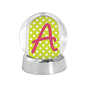 Mini Photo Snow Globe with Silver Base