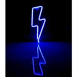 VIOPVERY 3 Pcs Neon Cloud Lightning Planet Signs for Bedroom Wall Decor, LED Lights for Kids Room, Gift, Party, Birthday, Christmas, Wedding, Bar