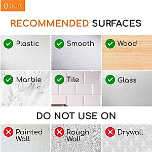 GLUIT Adhesive Towel Hooks for Bathroom Wall Hooks for Hanging Heavy Duty for Door Coat Rack Sticky Hanger Holder Durable Stainless Steel (Silver, 4 Pack)