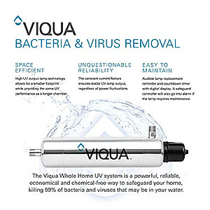 VIQUA IHS12-D4 Home Plus 3 Stage Ultraviolet Water System 12 GPM 3/4 Inch
