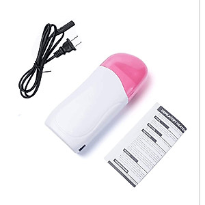 Portable Wax Warmer For Hair Removal, LIARTY Electric Depilatory Roll On Wax Heater Home Waxing Kit for Travel, At-home Waxing, SPA (Pink)