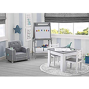 Delta Children Chelsea 3-Piece Table and Chairs Set with Storage