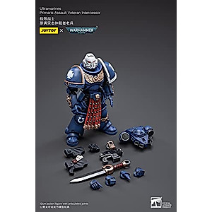 BLOOMAGE JOYTOY (BEIJING) TECH Warhammer 40k: Ultramarines Primaris Assault Vet Intercessor 1:18 Scale Action Figure